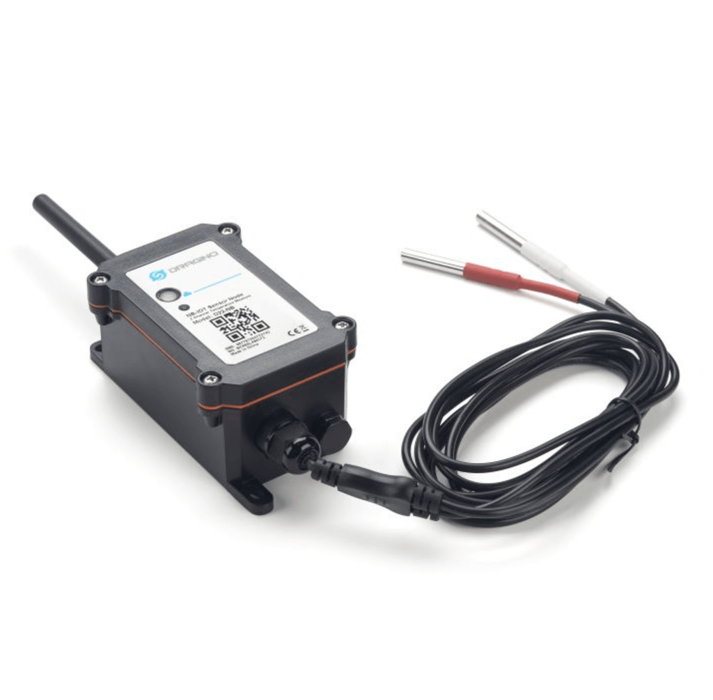 D22 Nb Iot Lte Cat M Waterproof Outdoor Temperature Sensor 2 Probes