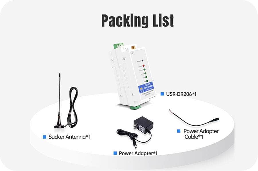USR-DR206 Serial RS485 to LoRaWAN Converter