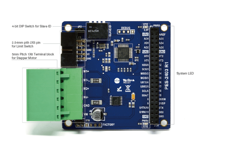 Phpoc Smart Expansion Board Stepper Motor Controller Pes 2403
