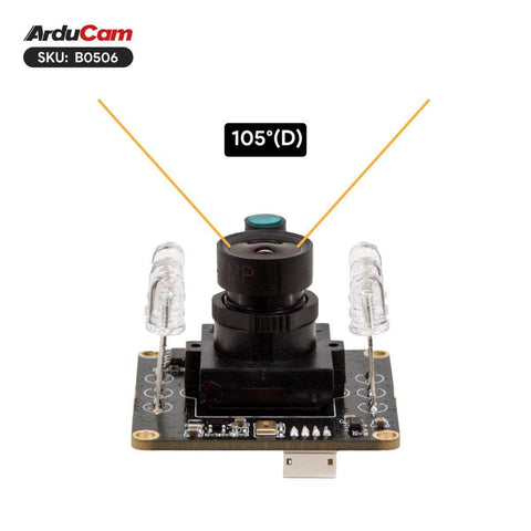Arducam 1080P Day/Night USB Camera 2MP Auto IR-Cut B0506