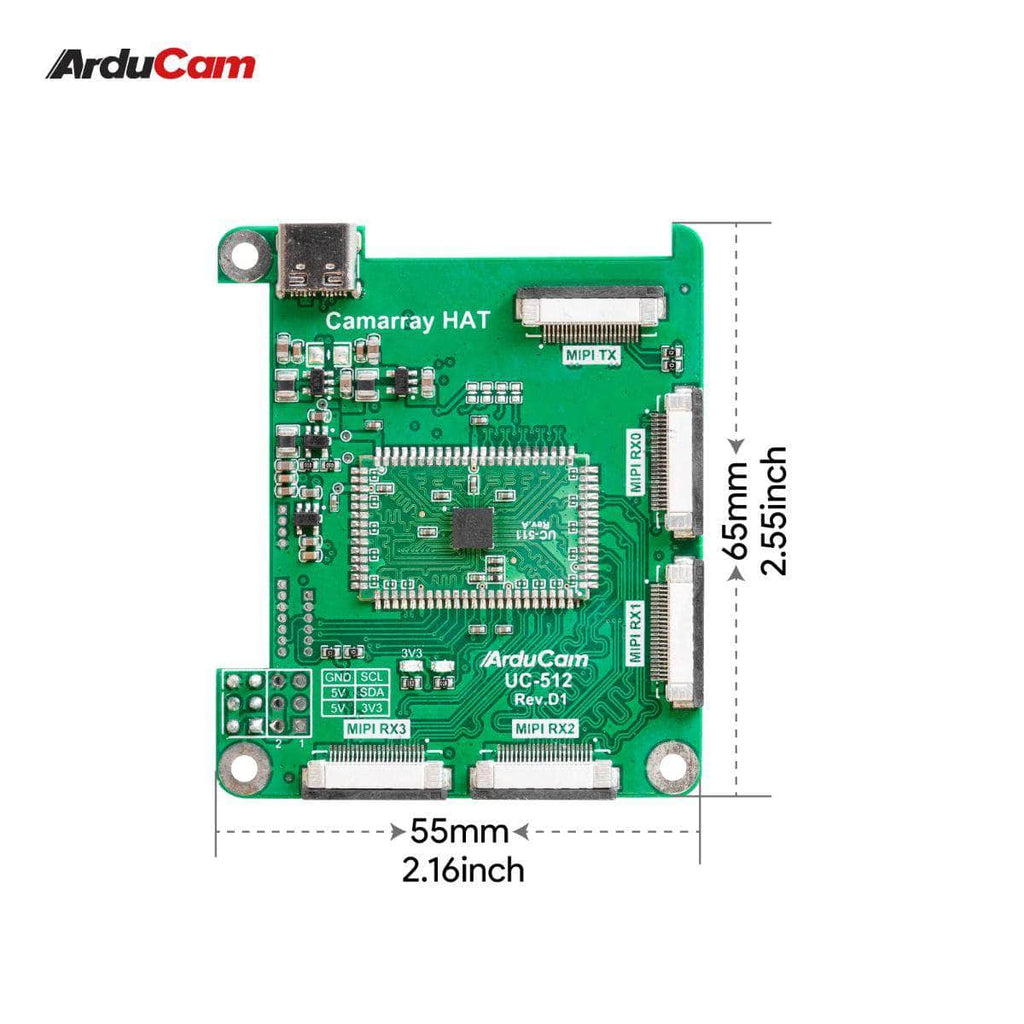 Arducam 12MP*2 Synchronized Camera Bundle Kit for Raspberry Pi B0265R