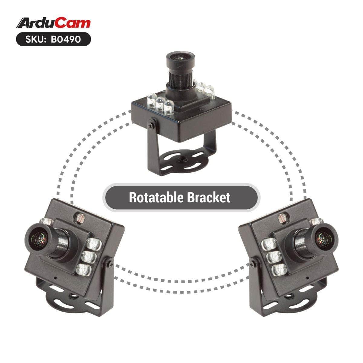 Arducam 2MP IMX462 Day and IR Night Vision USB Camera Metal Case B0490 ...