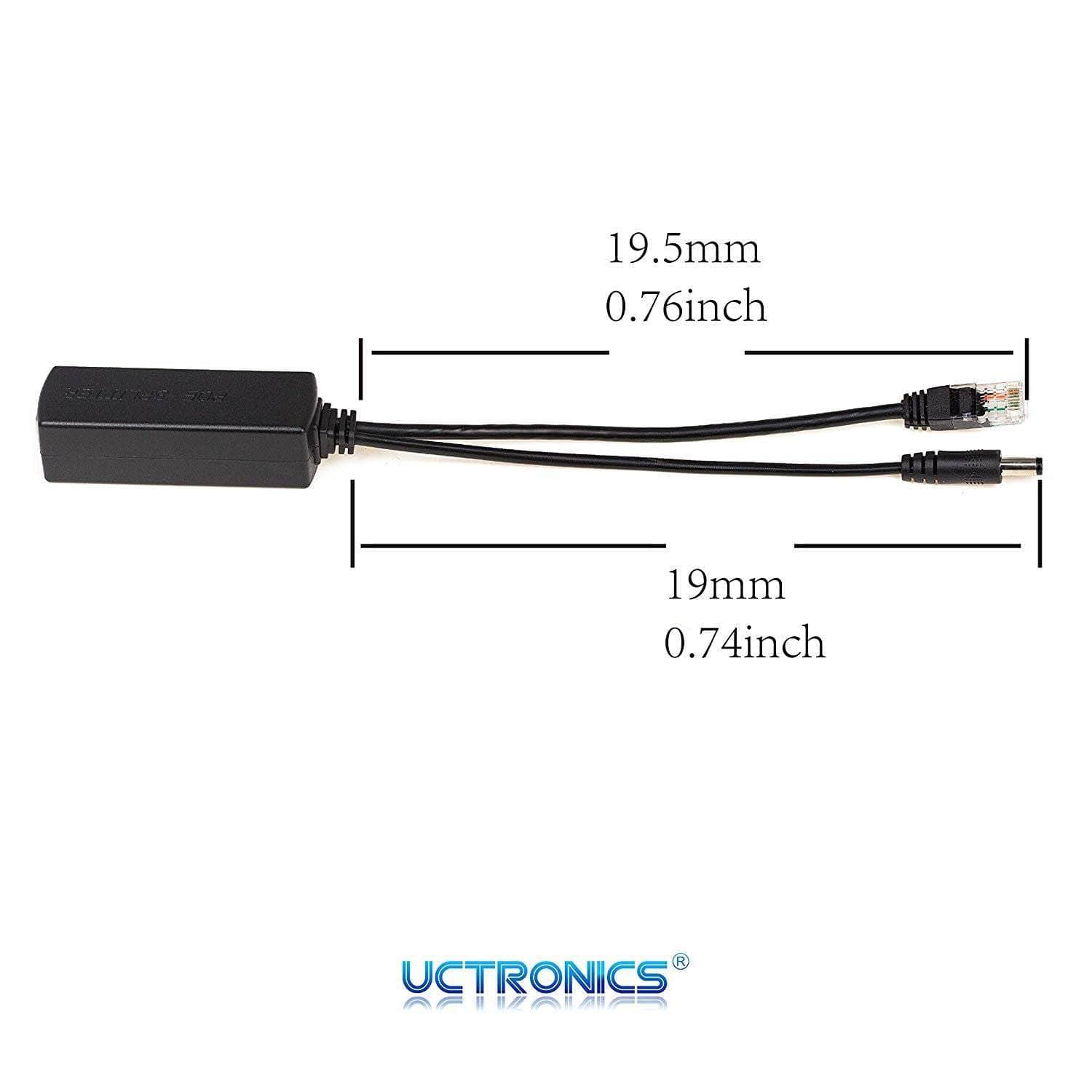PoE Splitter 12V 2.1mm DC Barrel Jack – IOT Store