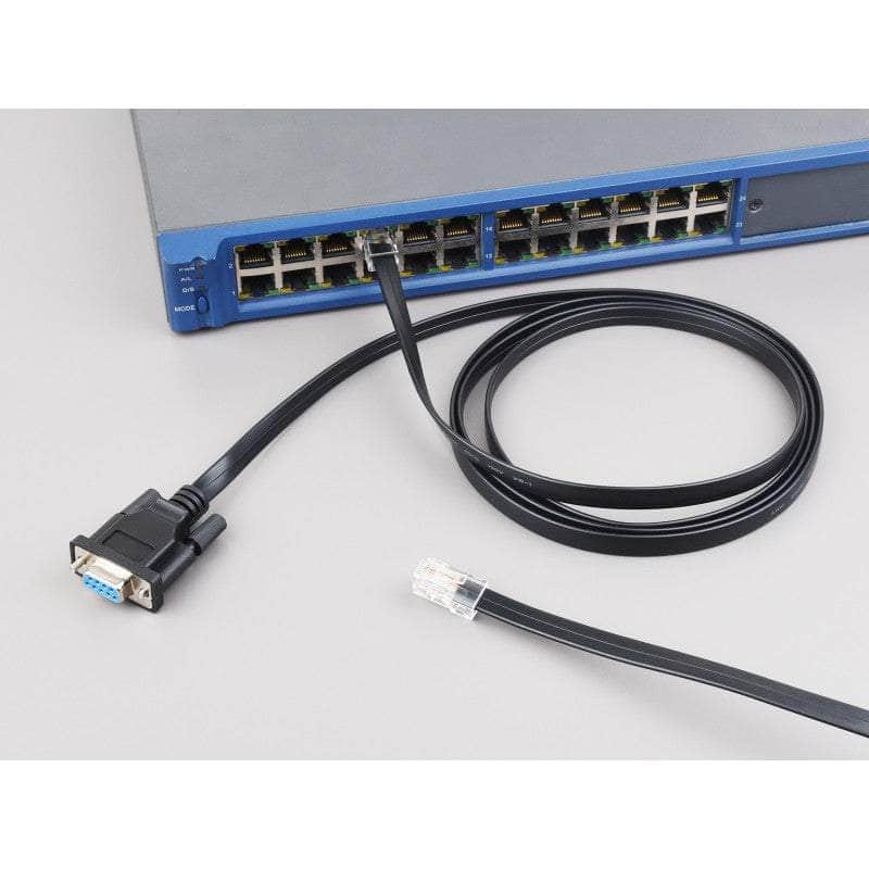 RS232 DB9 to RJ45 Ethernet Console Cable