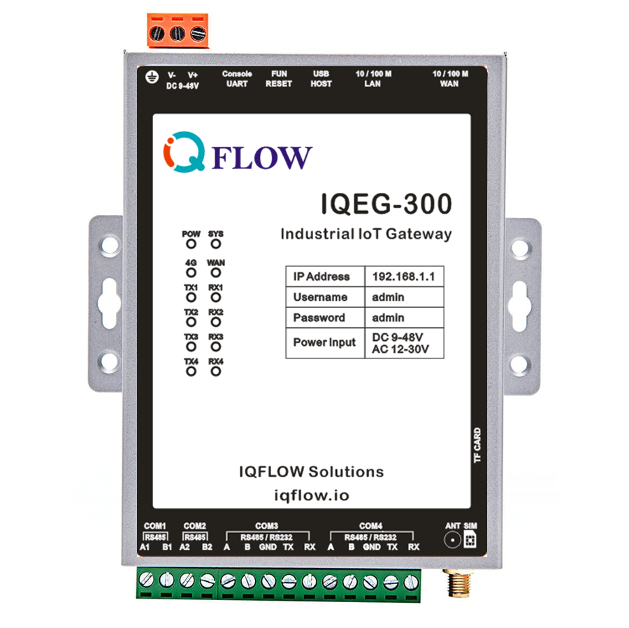 IQEG-300 IoT Intelligent Edge Gateway Node-Red WiFi 4G – IOT Store