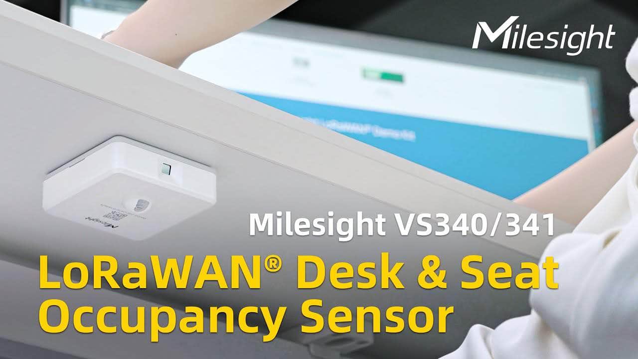 Milesight LoRaWAN VS34X Desk and Seat Occupancy Sensor – IOT Store