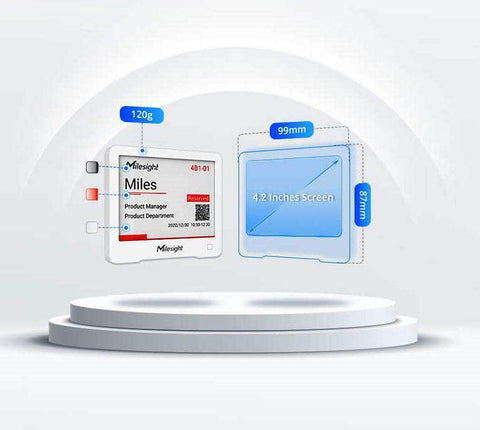 Milesight DS3604 LoRaWAN IOT E-ink Display