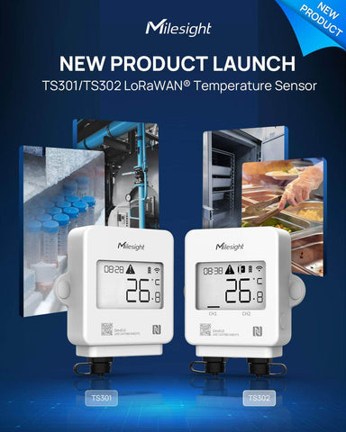 Milesight TS301/TS302 LoRaWAN Temperature Sensor
