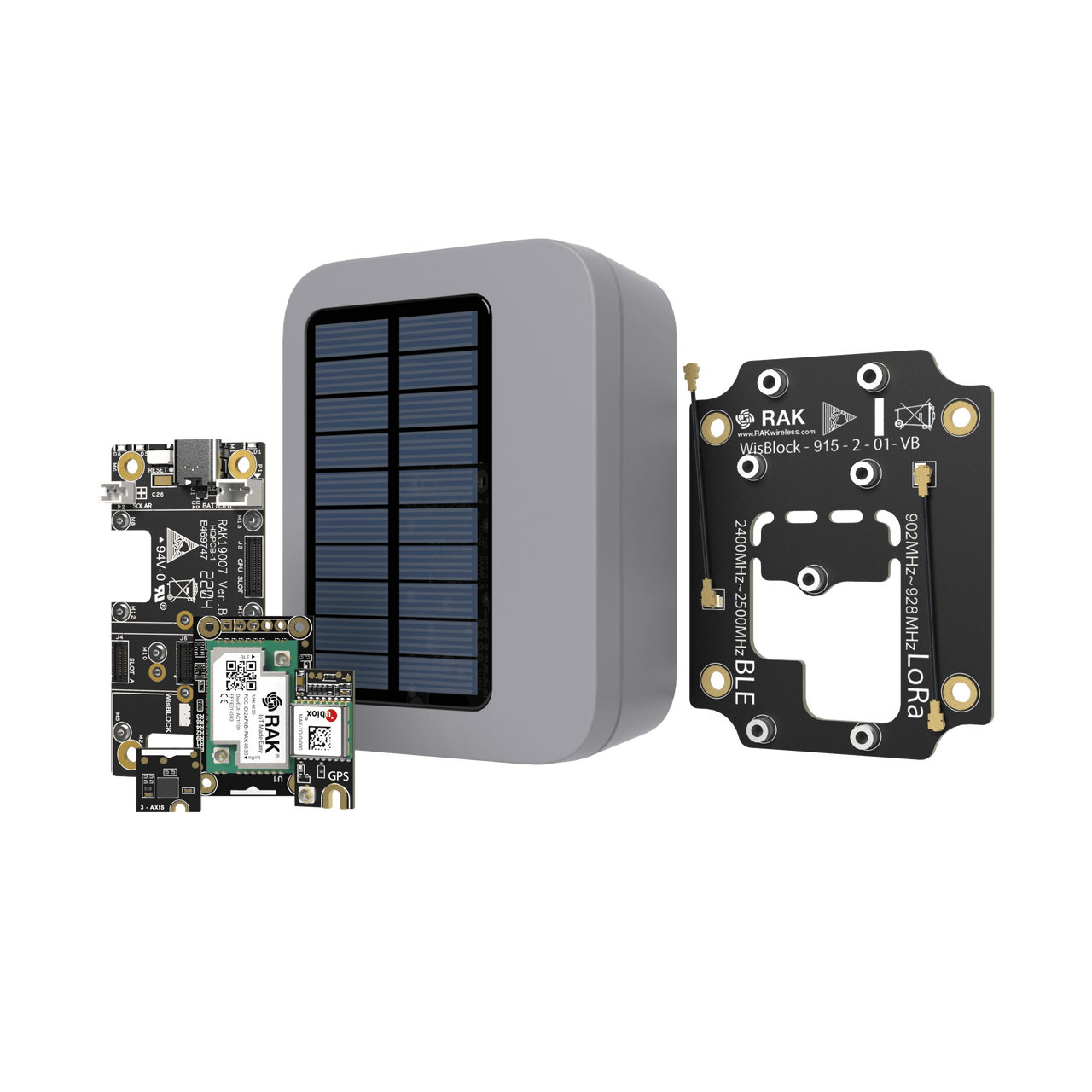 WisBlock Kit 2 LoRaWAN GPS Tracker with Solar Panel – IOT Store