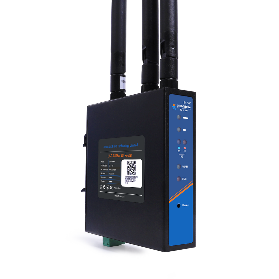 Industrial 4G LTE Router with Enhanced WiFi USR-G806W Din-Rail – IOT Store