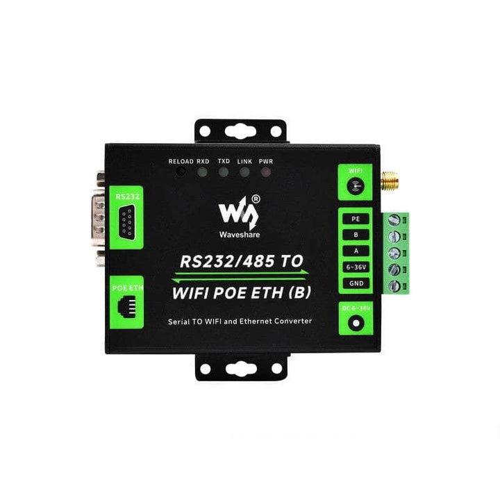 Industrial Serial Server RS232/485 To WiFi Ethernet, Modbus MQTT POE – IOT Store