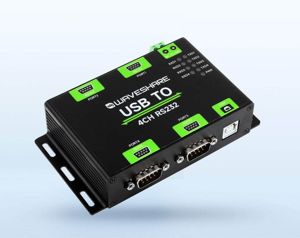 USB To 4Ch Serial RS232 Converter