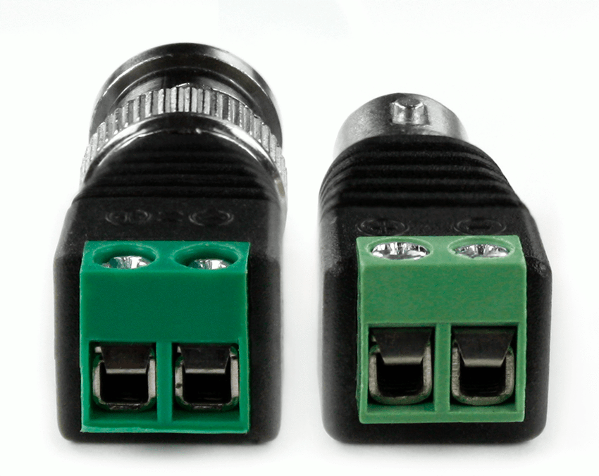 BNC Male to Terminal Screw 2-Pin Adapter - IoT Store Australia