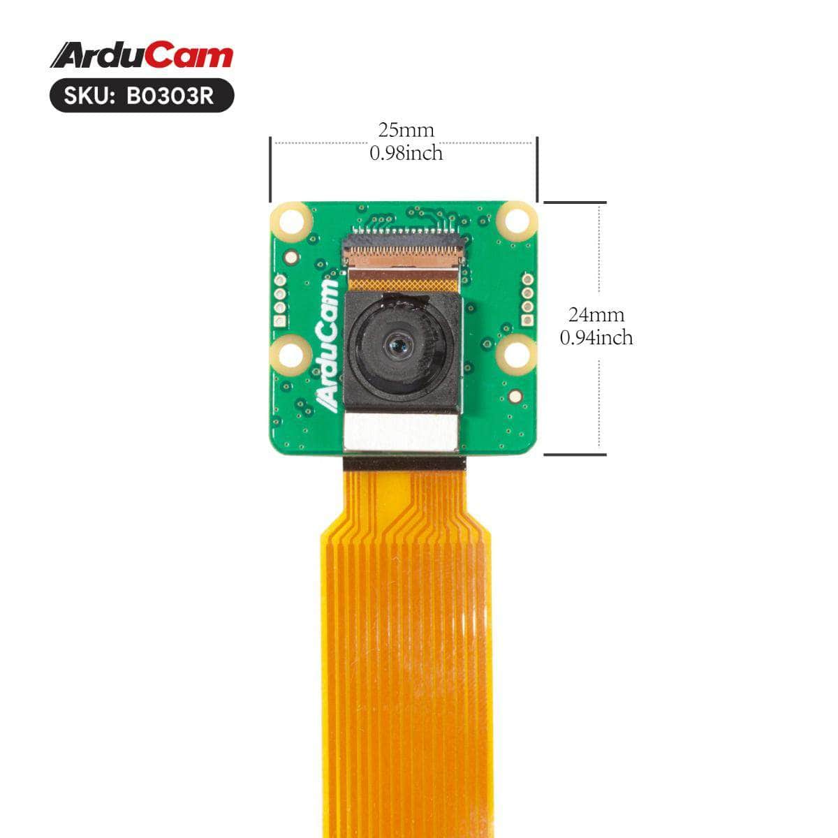 Arducam 12.3MP 477M MINI Wide Angle Camera for Raspberry Pi B0303R ...