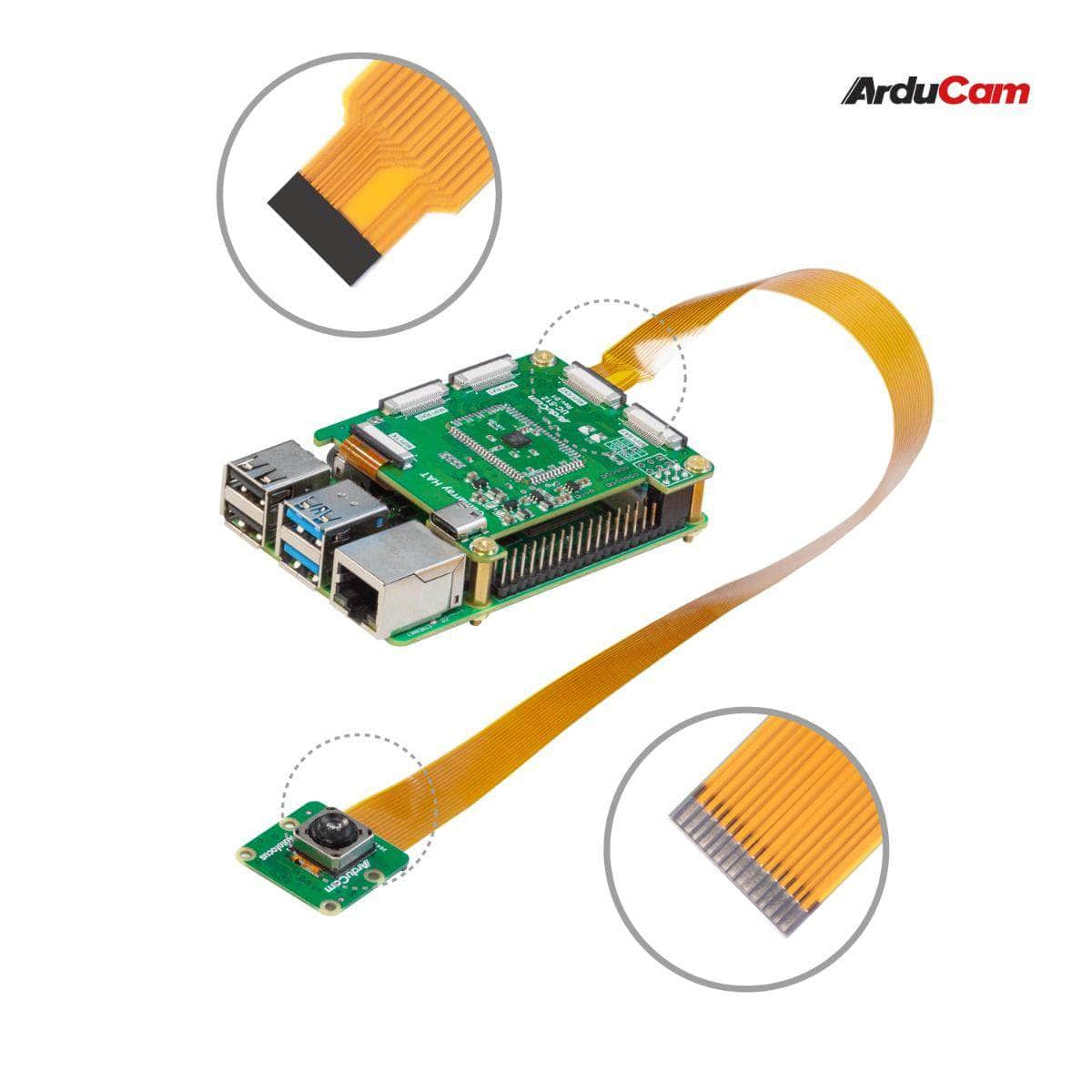 Arducam 64MP Autofocus Quad-Camera Kit for Raspberry Pi B0402 – IOT Store