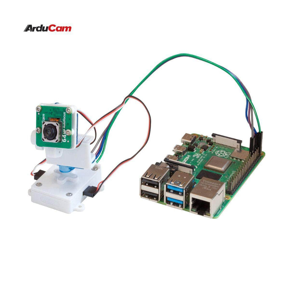 Arducam 64MP Camera and Pan-Tilt Kit for Raspberry Pi – IOT Store