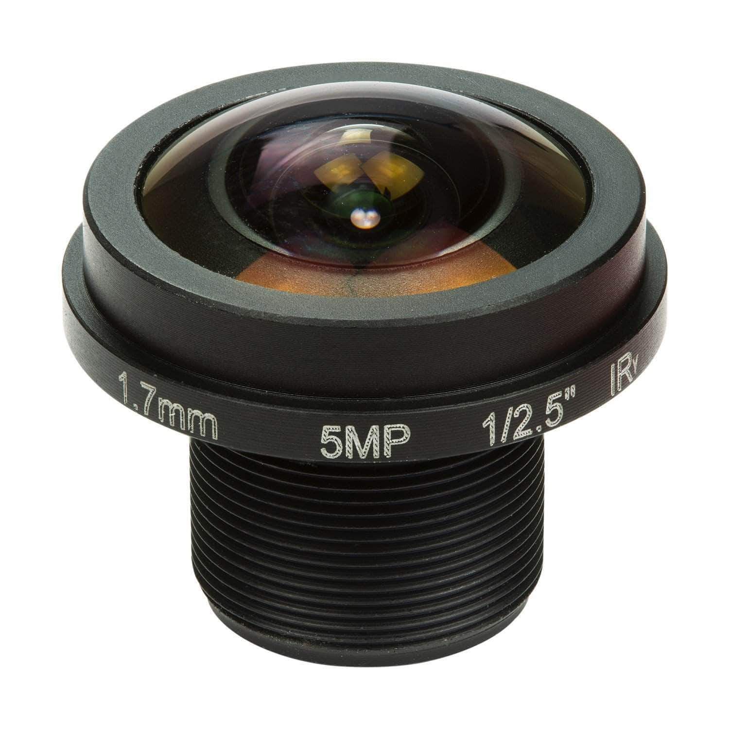 Arducam M12 Mount Camera Lens M25170H12, 1/2.5" Optical Format Fisheye ...