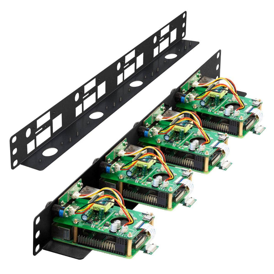 Raspberry Pi Ultimate Rackmount PoE OLED Display Power and Cooling Fan ...