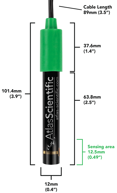 Mini Electrical Conductivity (EC) K 1.0 Probe - Atlas Scientific – IOT ...