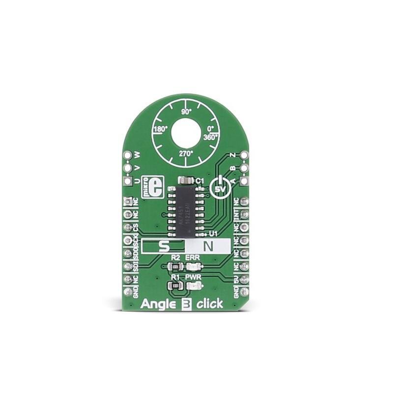 Angle 3 click - MikroElektronika Magnetic Rotational Angle Sensor