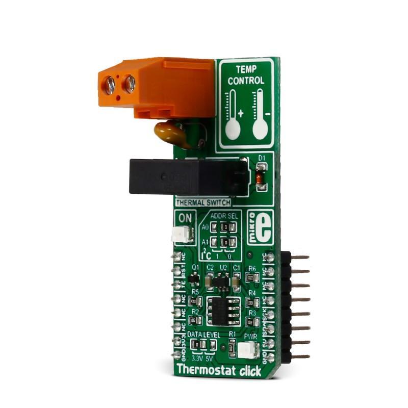 Thermostat Click - MikroElektronika MAX7502 IC Digital Temp Sensor