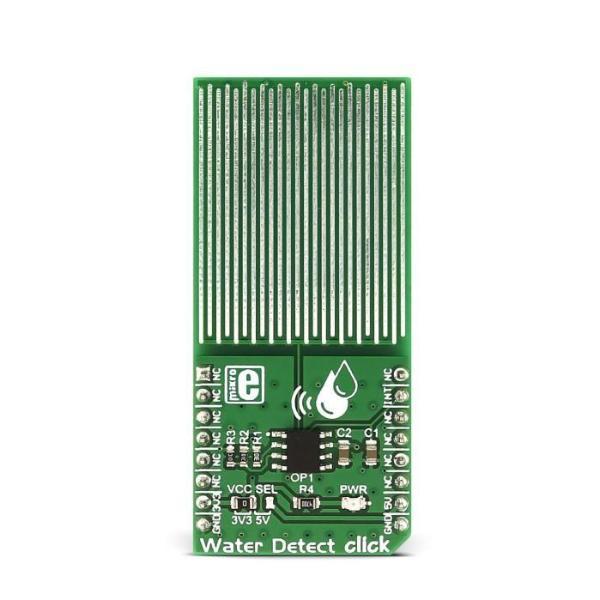 Water Detect click - MikroElektronika Leakage Alarm Sensor @ IoT Store