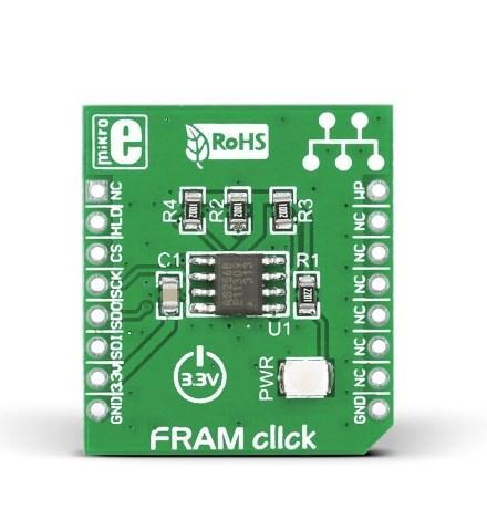 FRAM click - MikroElektronika 256K Ferroelectric Random Access Memory