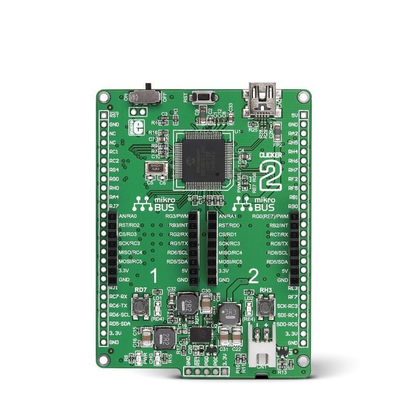 Clicker 2 for PIC18FJ - MikroElektronika PIC18 Development Kit