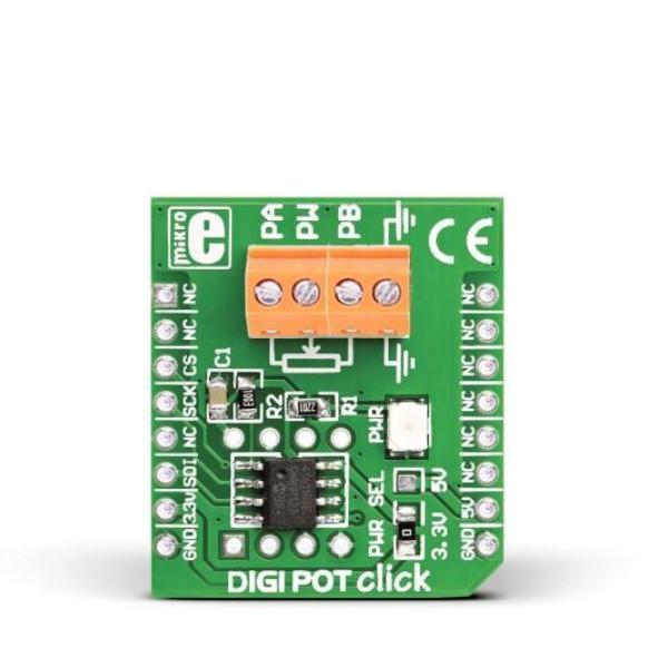 DIGI POT click MikroElektronika Single-Channel Digital Potentiometer