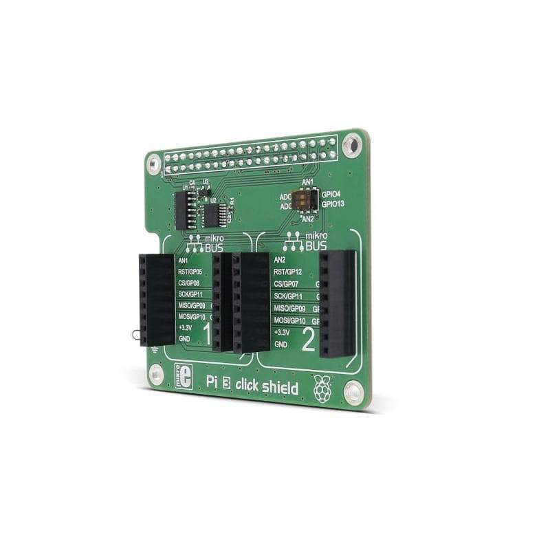 Pi 3 click shield - MikroElektronika Raspberry Pi 3 Shield @ IoT Store