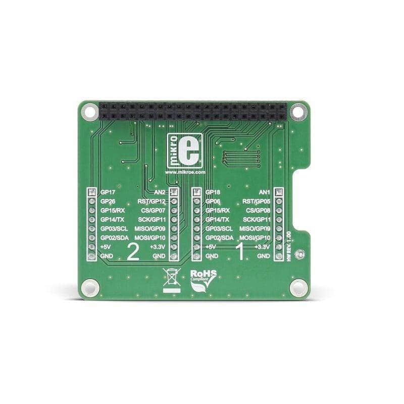 Pi 3 click shield - MikroElektronika Raspberry Pi 3 Shield @ IoT Store