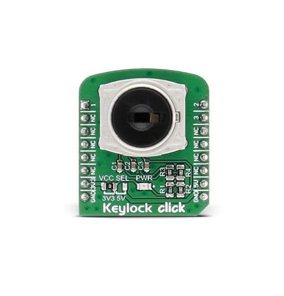 Keylock click - MikroElektronika Key Lock Mechanism @ IOT Store