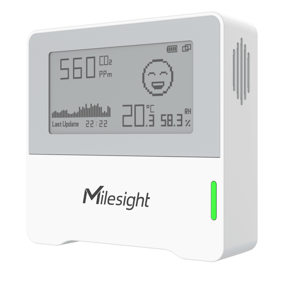 Milesight AM103 LoRaWAN 3-in-1 IAQ Indoor Ambience Monitoring Sensor