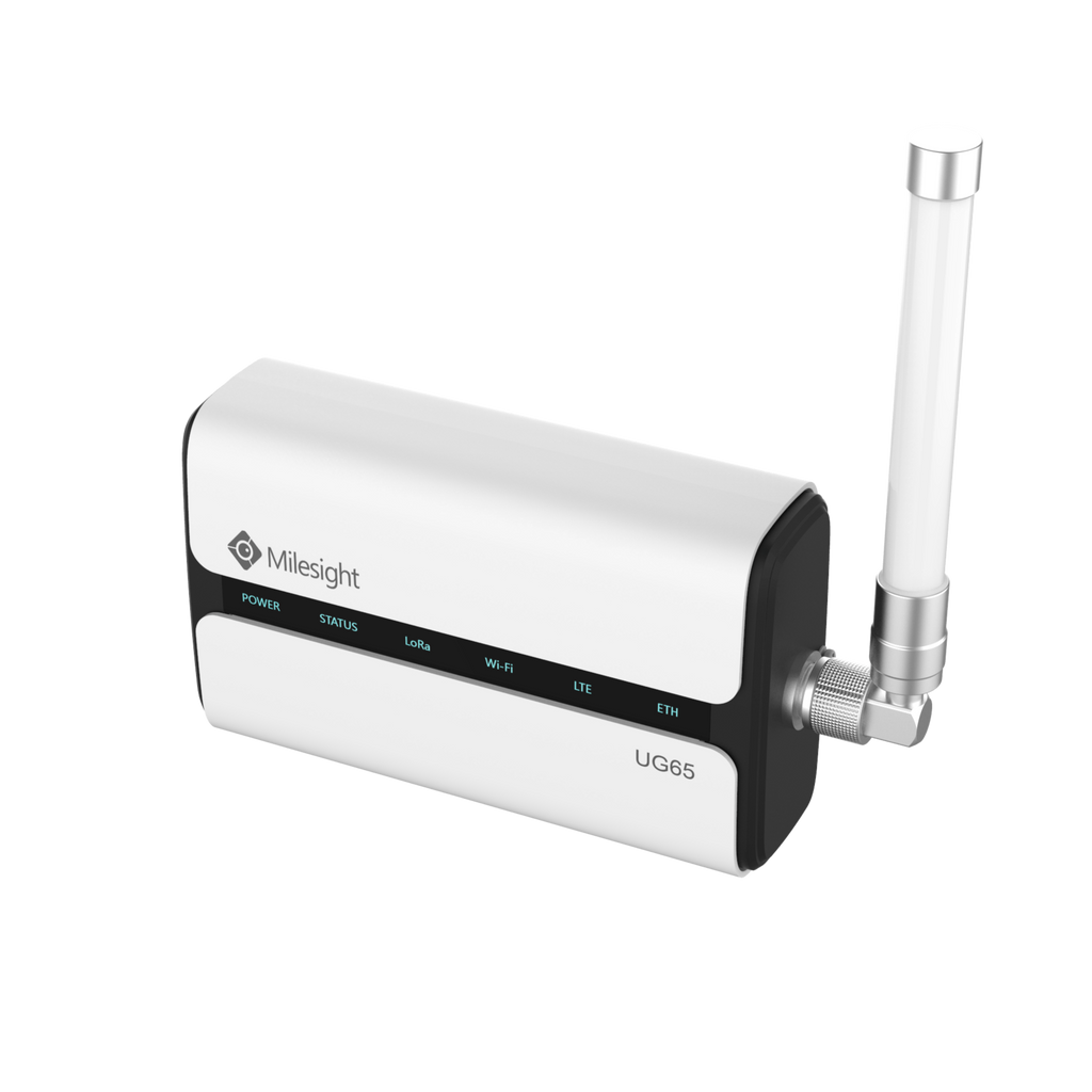 Milesight UG65 Semi-outdoor LoRaWAN Gateway, 8-CH WiFi GPS POE