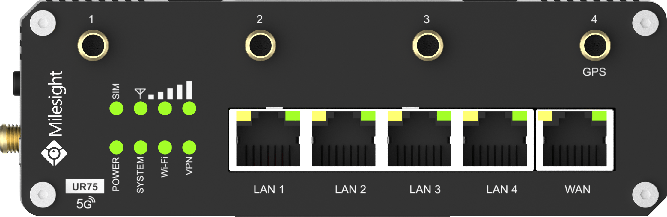 Milesight UR75 5G Industrial Cellular Router Dual Sim WiFi – IOT Store