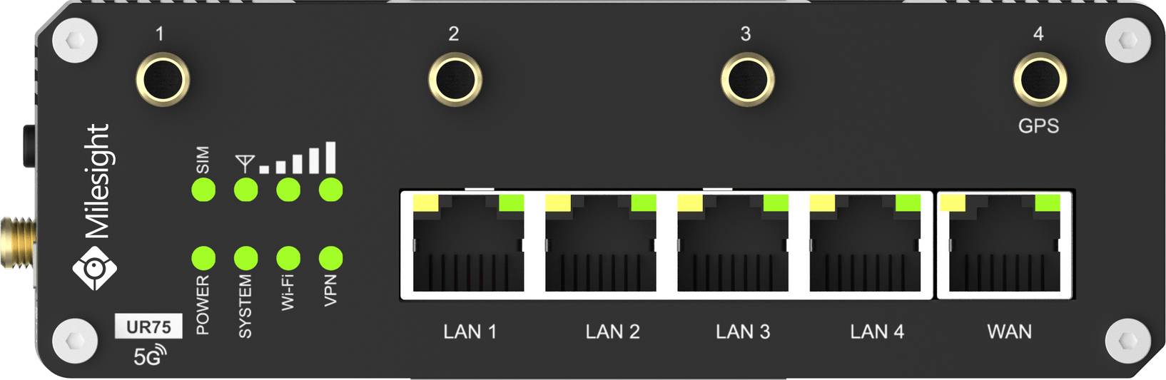 Milesight UR75 5G Industrial Cellular Router Dual Sim WiFi – IOT Store