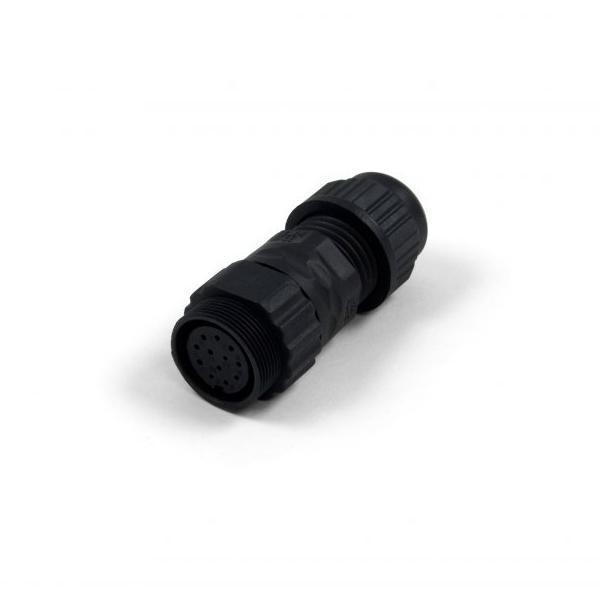 Waterproof 12-Pin Circular Cable Connector (Female) @ IOT Store AU