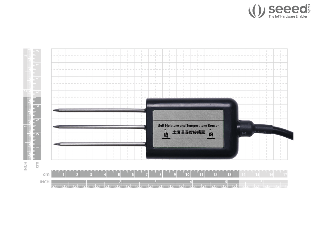 SenseCAP LoRaWAN Soil Moisture and Temperature Sensor