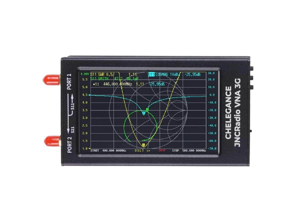 Jncradio Vna 4 3 Inch 3ghz Vector Network Analyzer 50khz 3ghz