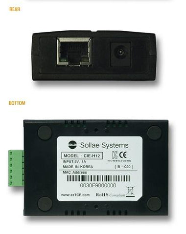 Sollae 1-Port Ethernet Remote I/O Controller - CIE-H12 @ IoT Store AU