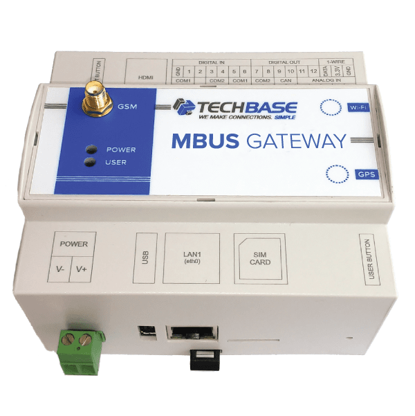 MBus Gateway - Programmable M-BUS to Modbus TCP/MQTT/SNMP – IOT Store