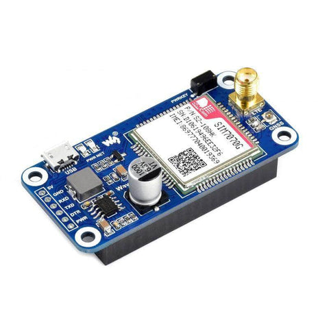SIM7070G NB-IoT / Cat-M / GPRS / GNSS HAT for Raspberry Pi, Global